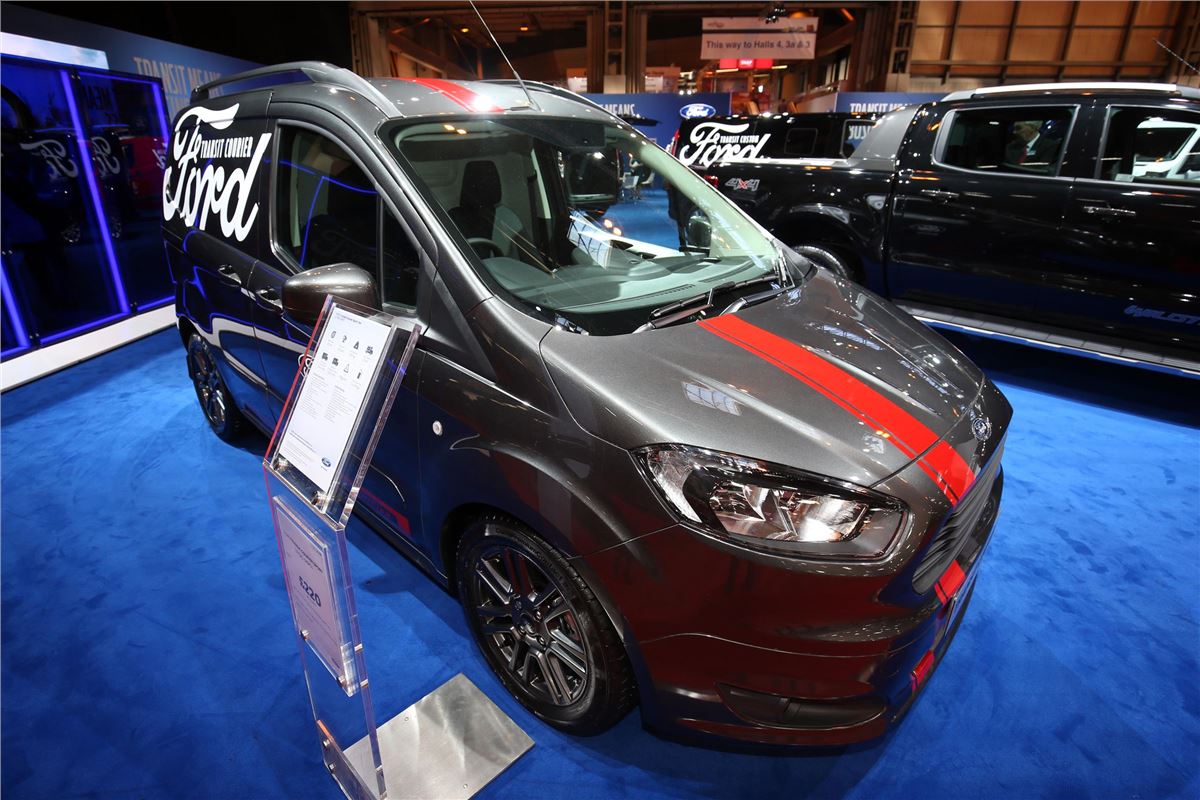 Transit Courier Sport Van makes UK debut at Birmingham CV Show 2017 ...