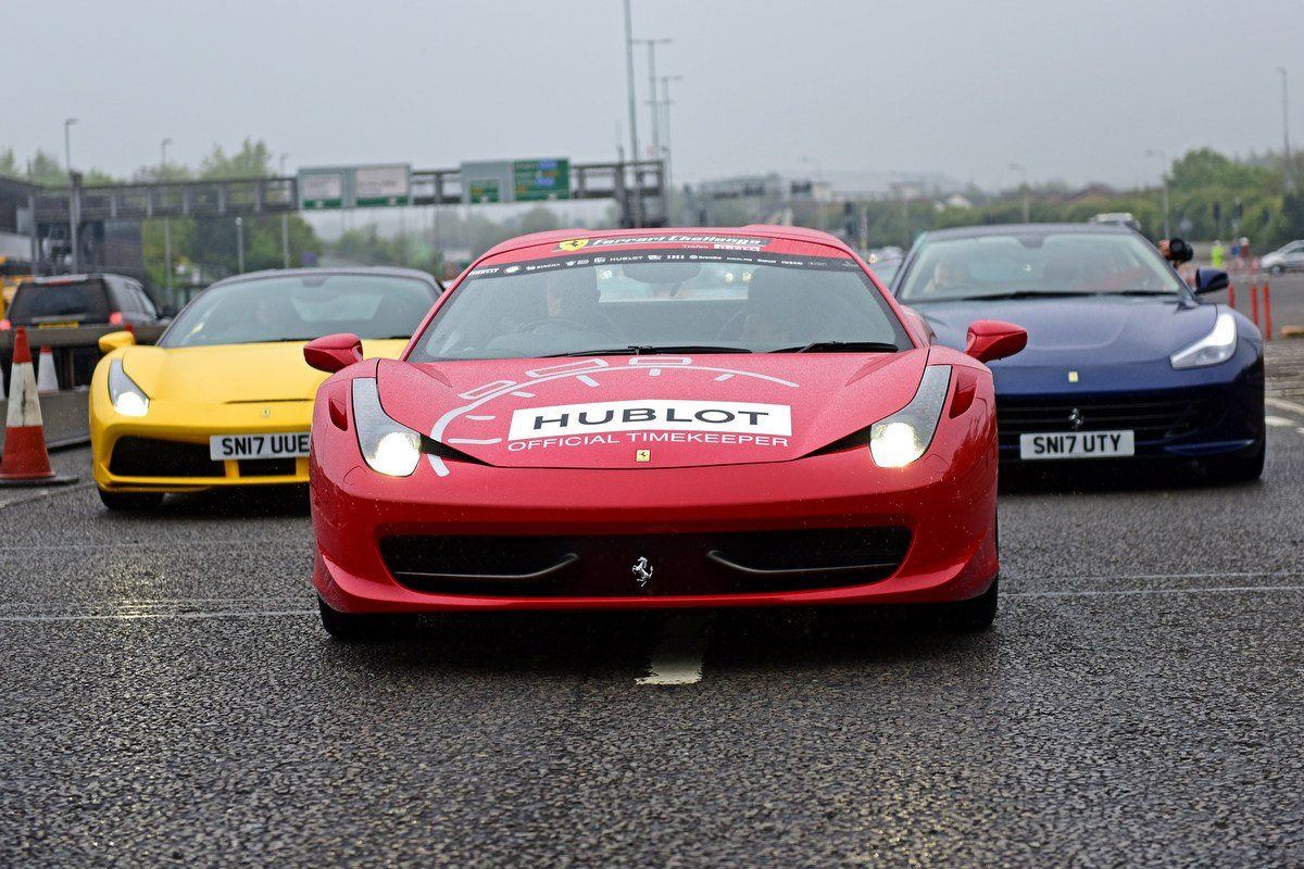 Anniversary parade for Ferrari club | | Honest John