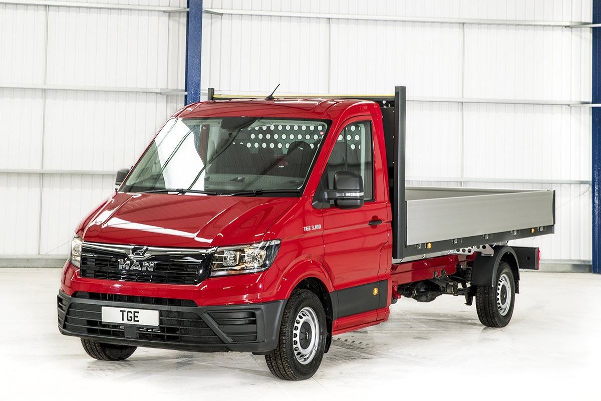 MAN TGE now available with dropside, tipper and Luton bodies | | Honest ...