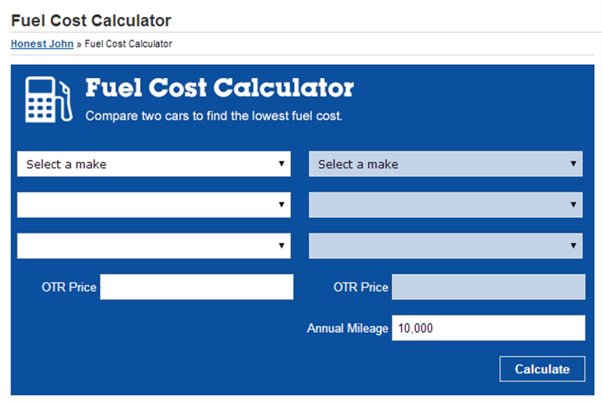 Petrol Cost Mileage Calculator BroganThomson