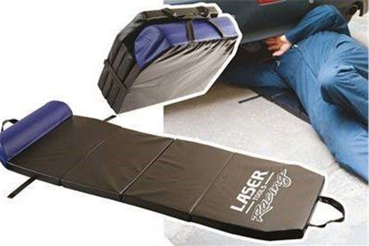 Protect your neck with Laser Tools work mat | | Honest John